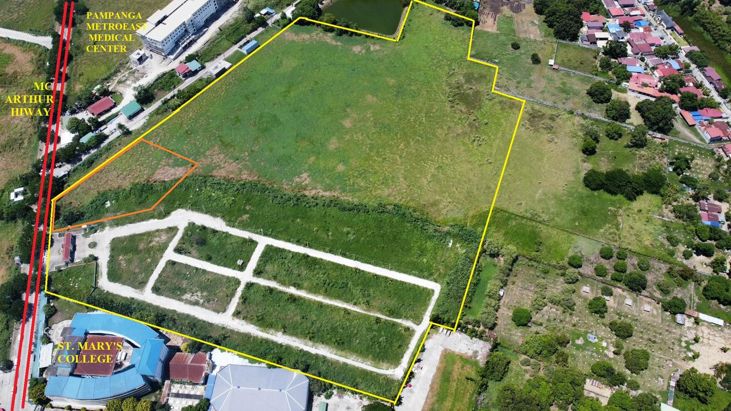 FOR SALE RAWLAND IN PAMPANGA WITH UNFINISHED SUBDIVISION ALONG NATIONAL ...